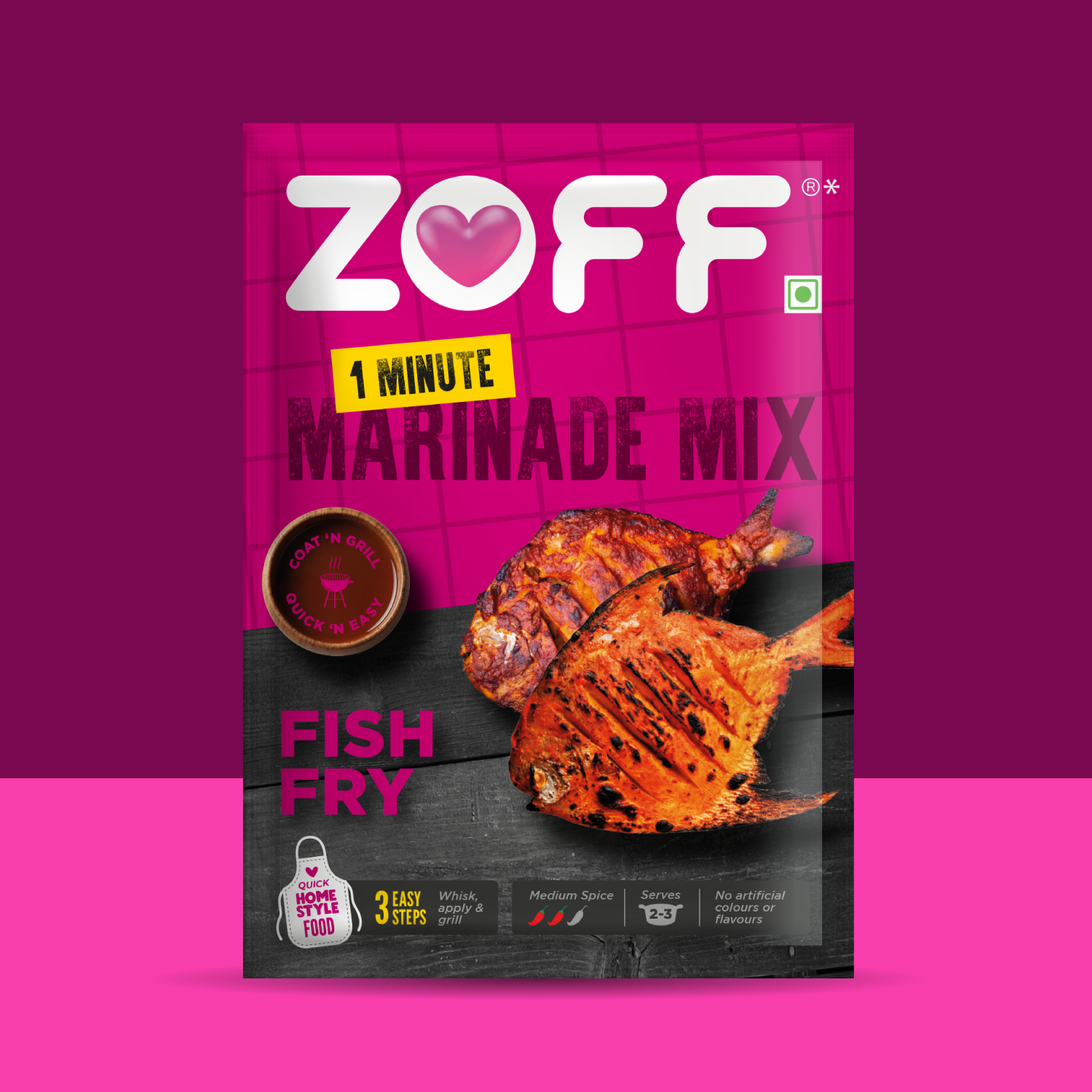 Instant Fish Fry: Buy 1 Minute Marinade Mix Fish Fry by ZOFF